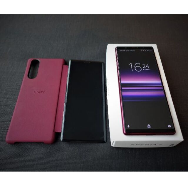 Xperia 5 国内SIMフリー版 J9260+純正ViewカバーSCVJ10 Xperia 5 国内SIMフリー版 J9260+純正ViewカバーSCVJ10