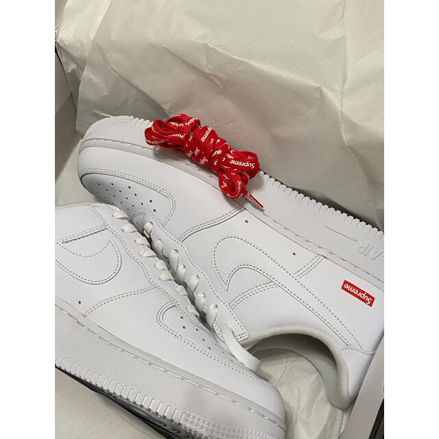 supreme Air Force 1 white 27cm nike 靴/シューズ supreme Air Force 1 white 27cm nike 靴/シューズ