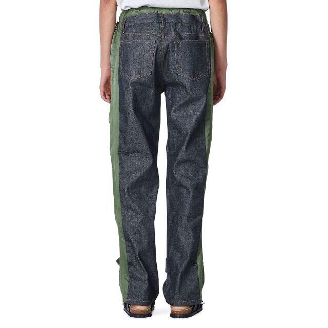 SACAI x APC デニムパンツ グリーン Sサイズ 新品 SACAI x APC デニムパンツ グリーン Sサイズ 新品
