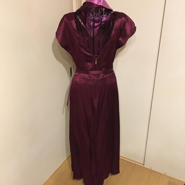 美品】KATE SPADE バイカラーシルクドレス ロングワンピース 美品】KATE SPADE バイカラーシルクドレス ロングワンピース