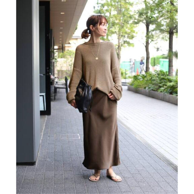 Deuxieme Classe】Vintage Satin スカート ブラウン Deuxieme Classe】Vintage Satin スカート ブラウン