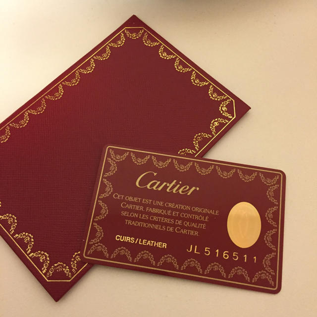 Cartier - カルティエ♡ギャランティーカードの通販 by J&H's Cartier - カルティエ♡ギャランティーカードの通販 by J&H's