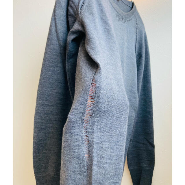 Dior homme ディオールオム ダメージクルーネックニット Dior homme ディオールオム ダメージクルーネックニット