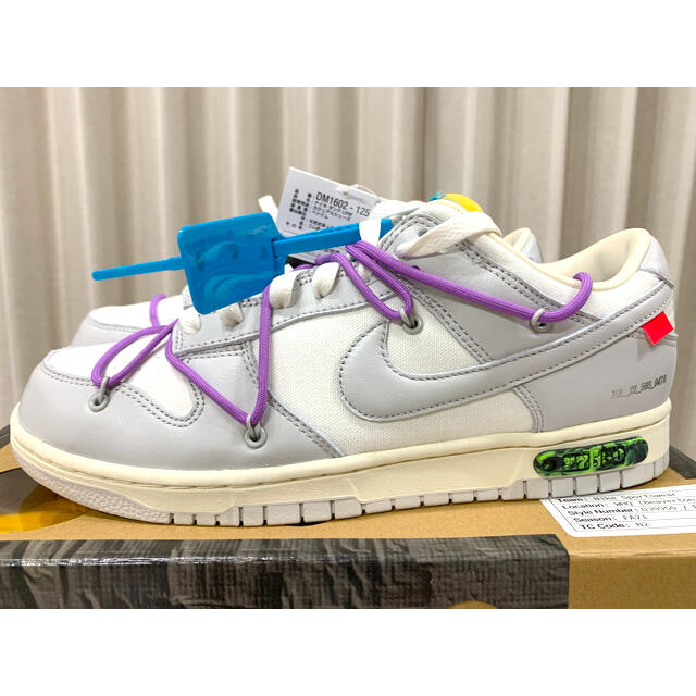 OFF-WHITE x NIKE DUNK LOW【Lot47 : 27.5㎝】 OFF-WHITE x NIKE DUNK LOW【Lot47 : 27.5㎝】