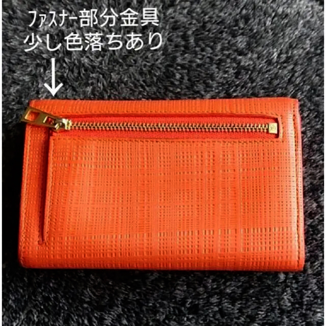 LOEWE 二つ折り財布 オレンジ リネン LOEWE 二つ折り財布 オレンジ リネン