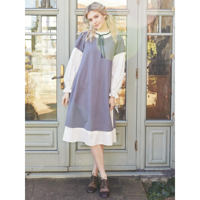 Maison de FLEUR - 【canone】フレンチガールの休息ワンピースの Maison de FLEUR - 【canone】フレンチガールの休息ワンピースの