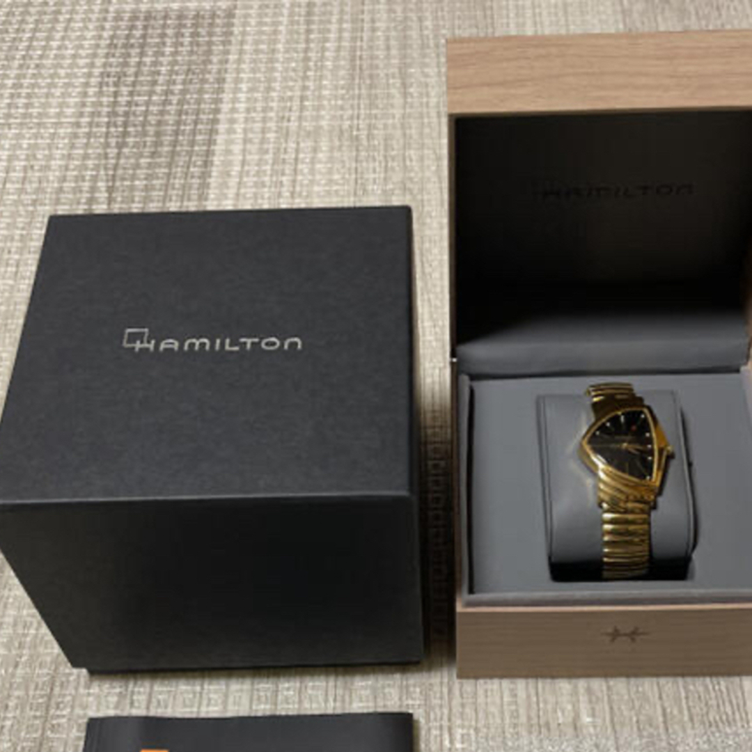 Hamilton - HAMILTON ベンチュラ H243010 純正金蛇腹の通販 by Hamilton - HAMILTON ベンチュラ H243010 純正金蛇腹の通販 by