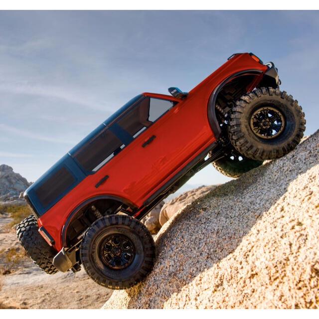 トラクサス TRX4 フォード 新型ブロンコ レッド RTR traxxasの トラクサス TRX4 フォード 新型ブロンコ レッド RTR traxxasの