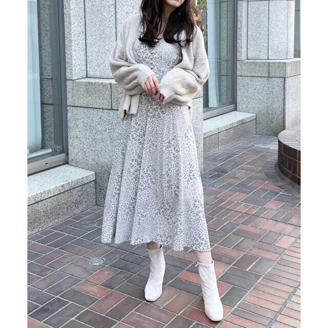 COCO DEAL - チェック風小花柄ロングワンピースの通販 by ss COCO DEAL - チェック風小花柄ロングワンピースの通販 by ss