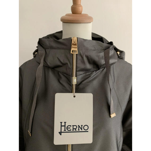 HERNO - Herno シルバーグレー ジャケットの通販 by poppina's HERNO - Herno シルバーグレー ジャケットの通販 by poppina's