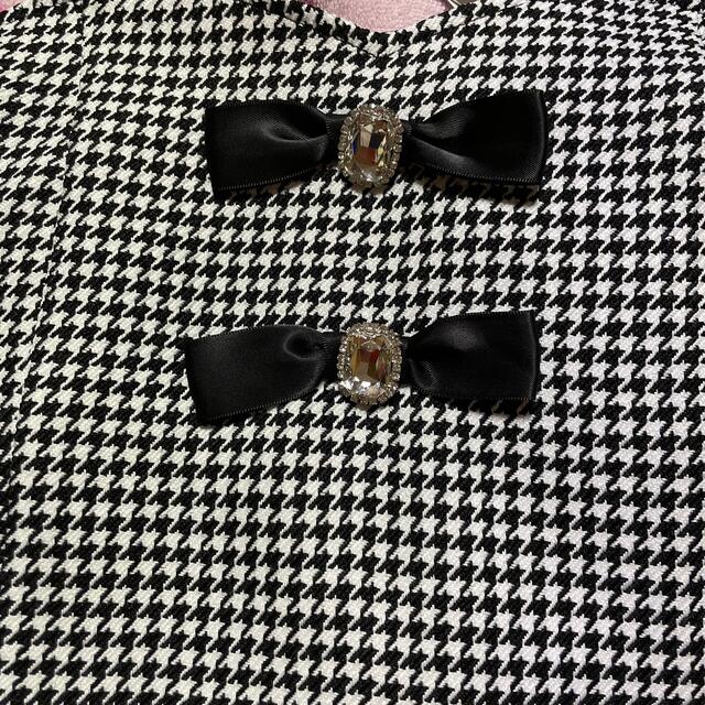 Ank Rouge - Ank Rouge☆最新☆新品☆千鳥柄リボンビスチェ☆M Ank Rouge - Ank Rouge☆最新☆新品☆千鳥柄リボンビスチェ☆M