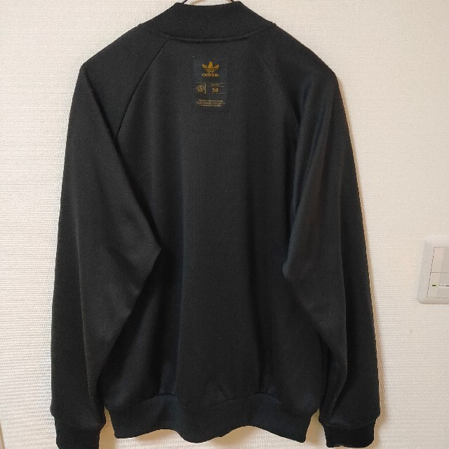 adidas - adidas 黒×金 トラックトップ ジャージ スーパースター adidas - adidas 黒×金 トラックトップ ジャージ スーパースター