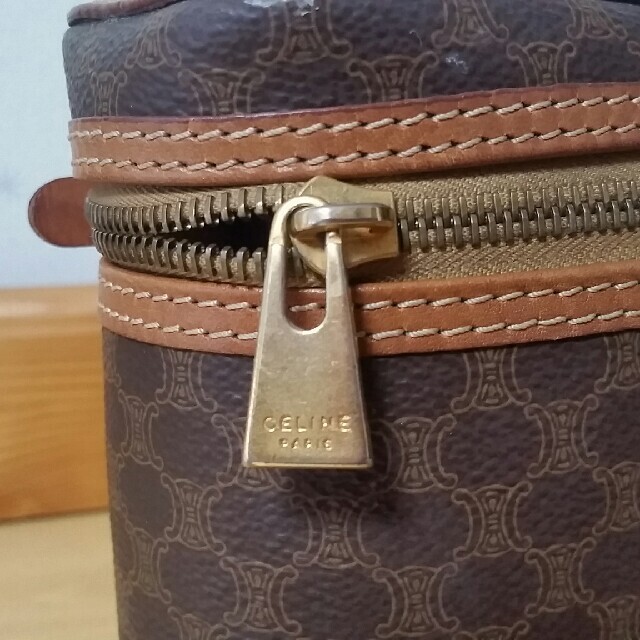 ☆CELINE☆ マカダム柄 バニティ バッグ オールドセリーヌ ☆CELINE☆ マカダム柄 バニティ バッグ オールドセリーヌ