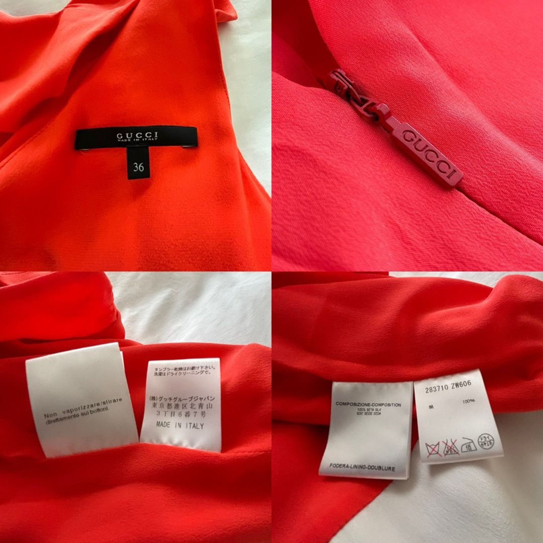 GUCCI - 12.Resort 国内正規美品□Gucci/グッチ ワンピース GUCCI - 12.Resort 国内正規美品□Gucci/グッチ ワンピース