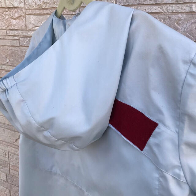 MIU MIU - miu miu vtg celeste nylon hooded jacketの通販 by MIU MIU - miu miu vtg celeste nylon hooded jacketの通販 by