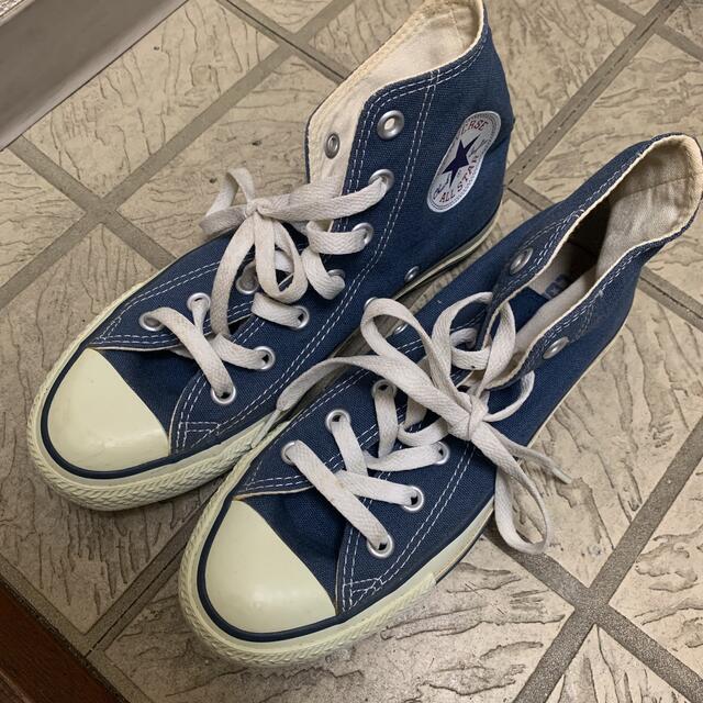 CONVERSE - コンバース オールスター✦ハイカット ネイビーの CONVERSE - コンバース オールスター✦ハイカット ネイビーの