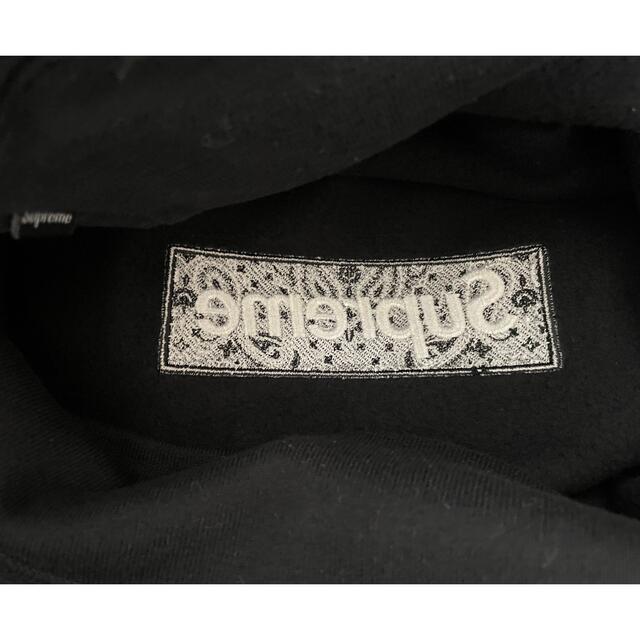 18360円 Supreme - supreme bandana Box logo hooded 黒 M 18360円 Supreme - supreme bandana Box logo hooded 黒 M