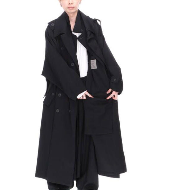 Yohji Yamamoto - yohji yamamotoシワギャバジン リムーバブル Yohji Yamamoto - yohji yamamotoシワギャバジン リムーバブル