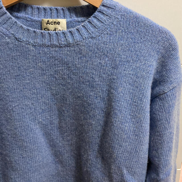 ACNE - 定価約4万 Acne Studios ブルーニット Sの通販 by tan's ACNE - 定価約4万 Acne Studios ブルーニット Sの通販 by tan's