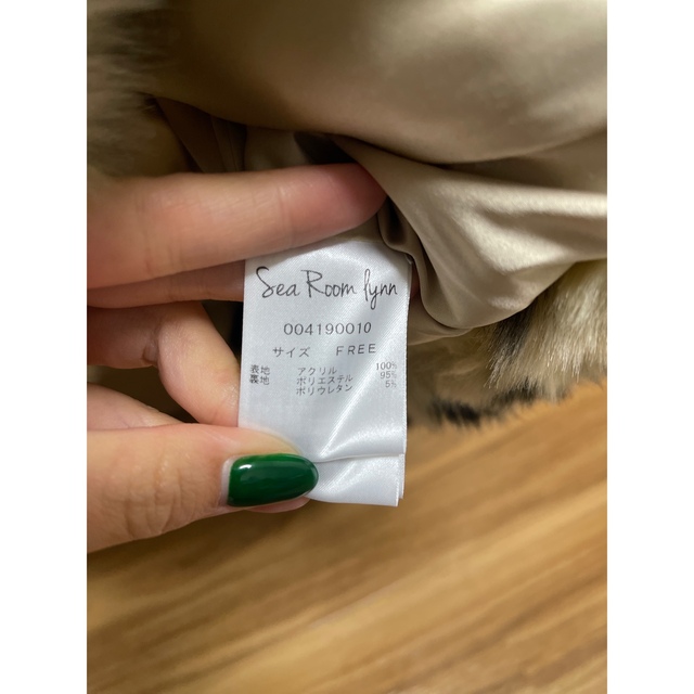 searoomlynn ECOファーショートzipupコート searoomlynn ECOファーショートzipupコート
