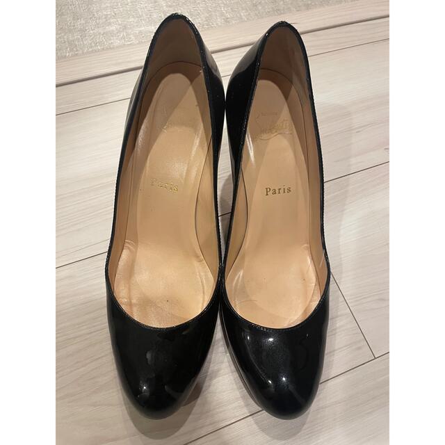 Christian Louboutin - クリスチャンルブタン 38ハーフ パンプス Christian Louboutin - クリスチャンルブタン 38ハーフ パンプス