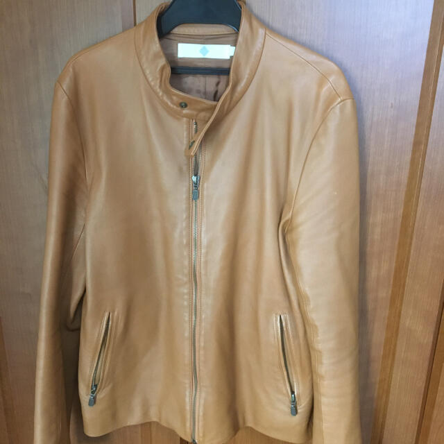 BEAMS - エトセンスEthosens ラムレザーライダースsize1(S相当 BEAMS - エトセンスEthosens ラムレザーライダースsize1(S相当