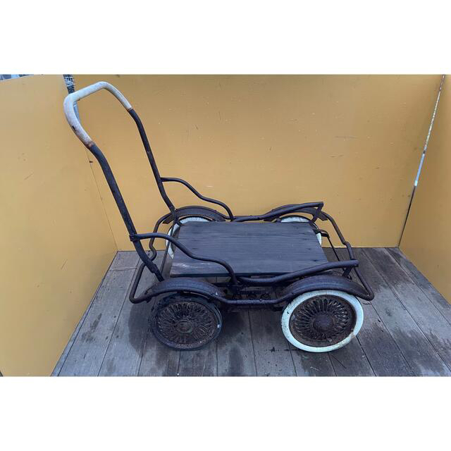 荷車 台車 乳母車 昭和レトロ 鉄製 サビ 引き取り大歓迎の通販 荷車 台車 乳母車 昭和レトロ 鉄製 サビ 引き取り大歓迎の通販