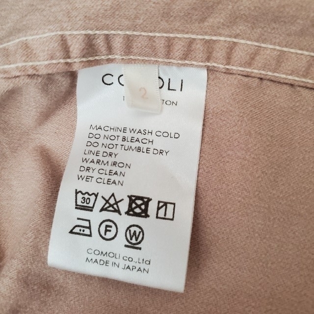 COMOLI 21ss ヨリ杢コットンワークジャケット COMOLI 21ss ヨリ杢コットンワークジャケット