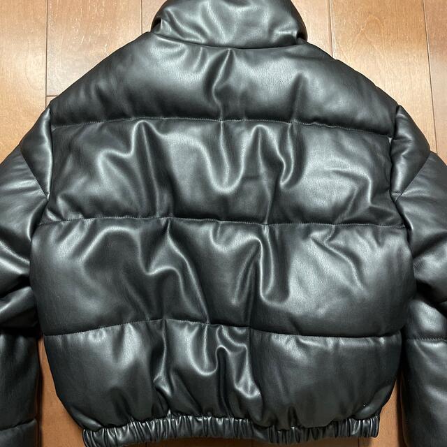 ZARA - ZARA フェイクレザーパフジャケット XS コート ブルゾン ZARA - ZARA フェイクレザーパフジャケット XS コート ブルゾン