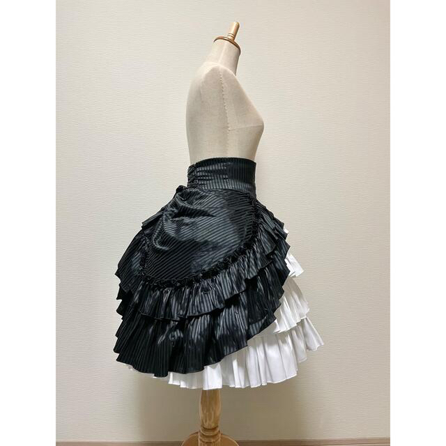 ATELIER BOZ - ATELIER BOZ セレナイトストライプミニスカートの ATELIER BOZ - ATELIER BOZ セレナイトストライプミニスカートの