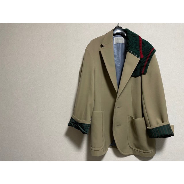 kolor - kolor 21aw 21WCM-J03103 JACKET ドライウールサージの kolor - kolor 21aw 21WCM-J03103 JACKET ドライウールサージの