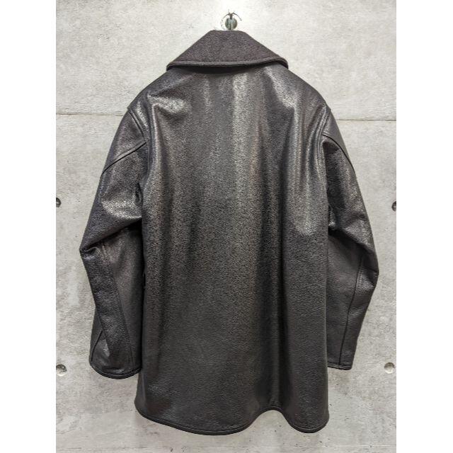 COMOLI - COMOLI コモリ レザー ショールカラーコート 21AW 3 COMOLI - COMOLI コモリ レザー ショールカラーコート 21AW 3