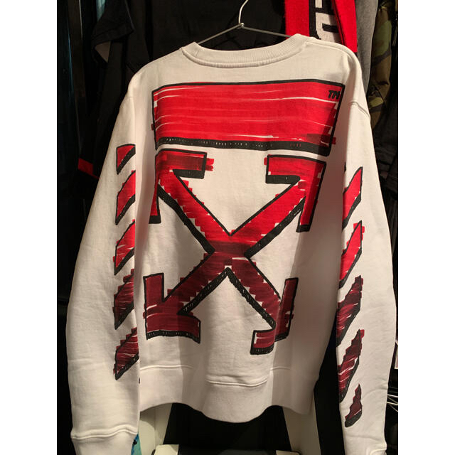 off-white MARKER SLIM CREWNECK トップス off-white MARKER SLIM CREWNECK トップス