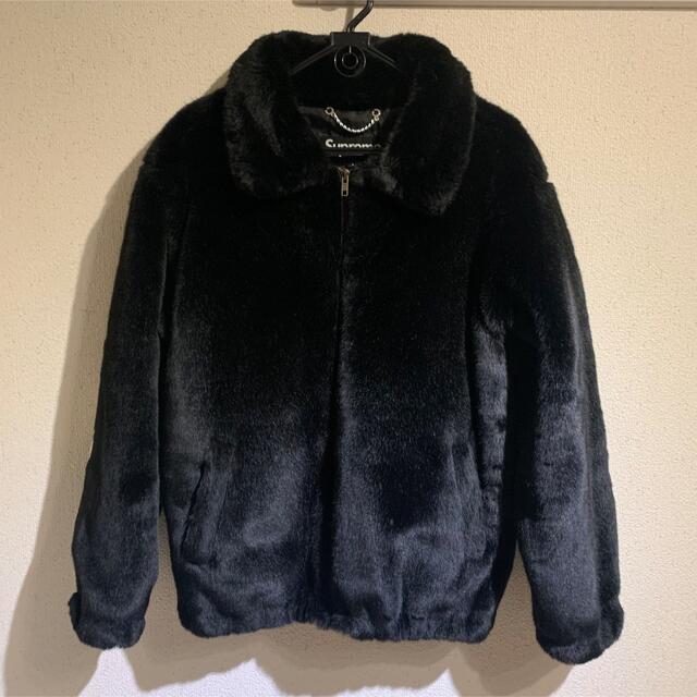 Supreme - 【L】 Supreme faux fur bomber jacket blackの通販 Supreme - 【L】 Supreme faux fur bomber jacket blackの通販