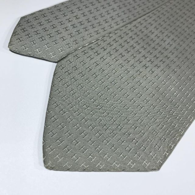 HERMES - 人気 美品 エルメス フランス製 ネクタイ ファソネ H HERMES - 人気 美品 エルメス フランス製 ネクタイ ファソネ H