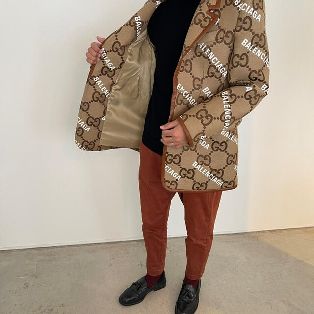 BALENCIAGA - 新品【GUCCI×BALENCIAGA】ハッカー ジャケットの BALENCIAGA - 新品【GUCCI×BALENCIAGA】ハッカー ジャケットの