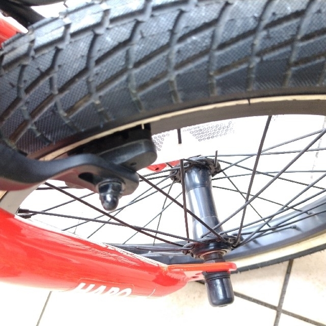 HARO - HARO BMX 室内保管 赤 16インチ キッズBMXの通販 by HARO - HARO BMX 室内保管 赤 16インチ キッズBMXの通販 by