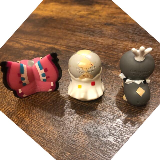 ポケモン - ポケモン ビビヨン コフーライ コフキムシ 指人形の ポケモン - ポケモン ビビヨン コフーライ コフキムシ 指人形の