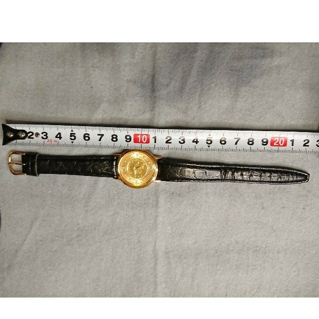 メープルリーフ金貨5Pダイヤ時計(ヒルトン:コインウォッチ:金 メープルリーフ金貨5Pダイヤ時計(ヒルトン:コインウォッチ:金