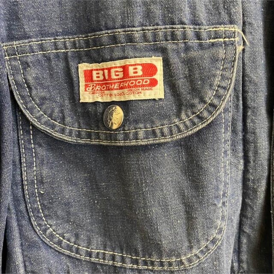 BROTHERHOOD - BROTHER HOOD BIG B ヴィンテージカバーオールの BROTHERHOOD - BROTHER HOOD BIG B ヴィンテージカバーオールの