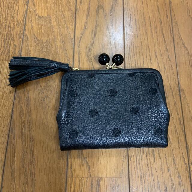perche ペルケ アクリル玉がま口2つ折り財布 perche ペルケ アクリル玉がま口2つ折り財布