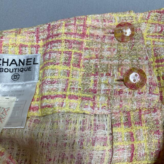 CHANEL - シャネル 極美品ツィードスカートの通販 by みく's CHANEL - シャネル 極美品ツィードスカートの通販 by みく's