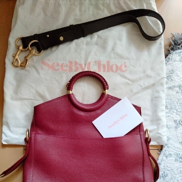 最終値下げ!【新品同様/80%オフ】See By Chloe ハンドバッグ 最終値下げ!【新品同様/80%オフ】See By Chloe ハンドバッグ