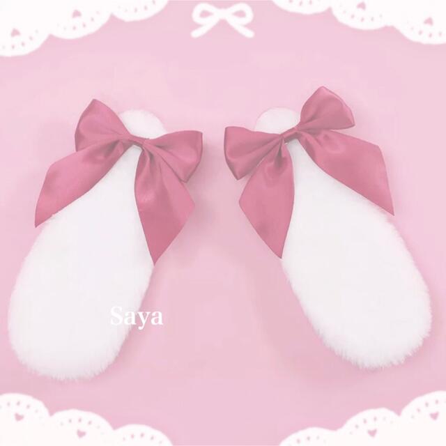 ♡ うさみみ リボン ヘアクリップ ♡の通販 by Saya's shop|ラクマ ♡ うさみみ リボン ヘアクリップ ♡の通販 by Saya's shop|ラクマ