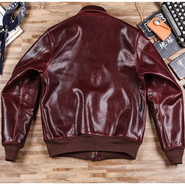 A2タイプ Horween フライトジャケット A-2 レザージャケットの A2タイプ Horween フライトジャケット A-2 レザージャケットの