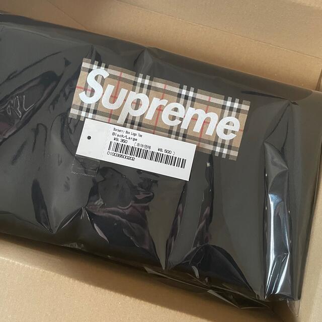 L】Supreme / Burberry Box Logo Tee L】Supreme / Burberry Box Logo Tee