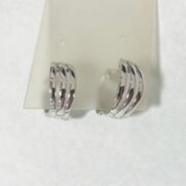 ☆仕上済☆ K14WG ホワイトゴールド ダイヤモンドレディースピアス ☆仕上済☆ K14WG ホワイトゴールド ダイヤモンドレディースピアス