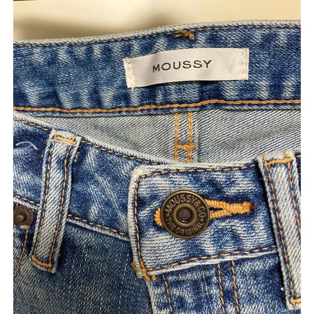 moussy - moussy マウジー クラッシュデニム ダメージデニム moussy - moussy マウジー クラッシュデニム ダメージデニム