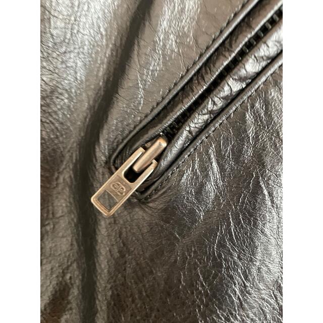 BALENCIAGA - 新品未使用。バレンシアガ ライダースジャケットの BALENCIAGA - 新品未使用。バレンシアガ ライダースジャケットの