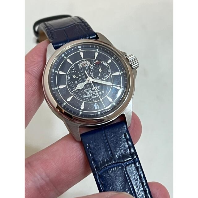 ORIENT - 珍品 オリエント オートマチック 青文字盤の通販 by ORIENT - 珍品 オリエント オートマチック 青文字盤の通販 by